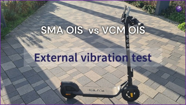 External vibration test: SMA's unmatched OIS camera performance